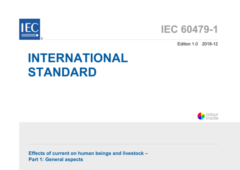 IEC 60479-1:2018 pdf download - Standards Download Online