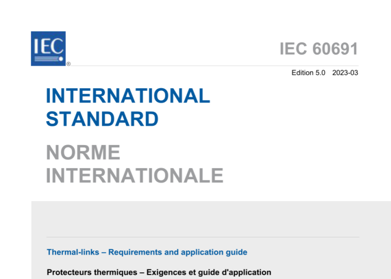 IEC 60691:2023 pdf download - Standards Download Online